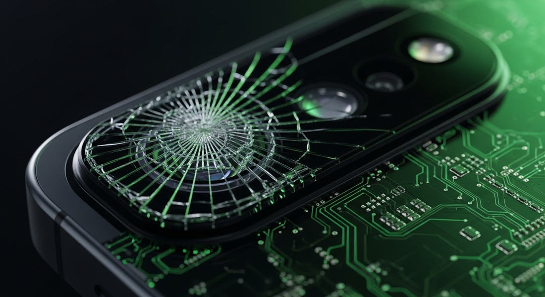 CAMERA CAPTURED! The shocking impact of a tiny camera glass crack ...