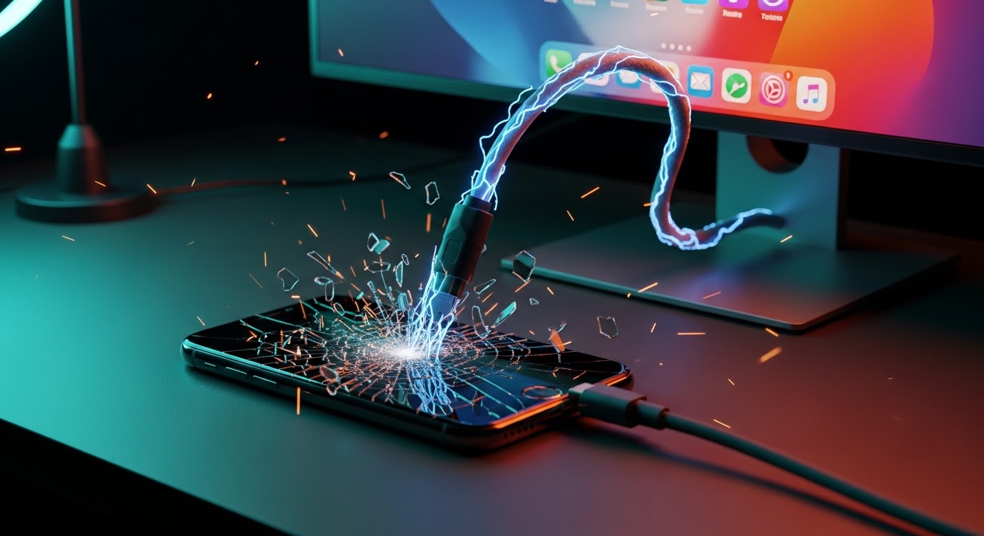 Connecting Broken Screen iPhones to External Displays for Urgent Data ...