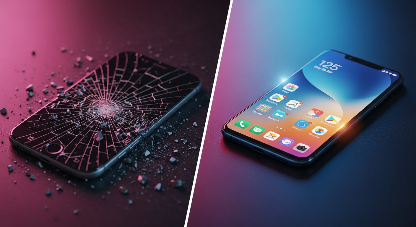 Extreme Phone Makeover: Transforming a Heavily Damaged Device into New ...