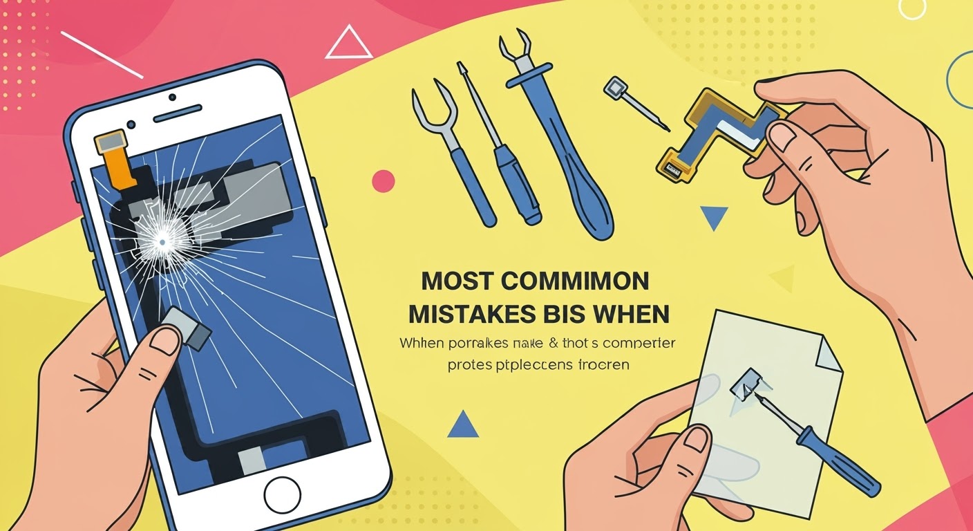 The most common mistakes people make when replacing a phone screen ...