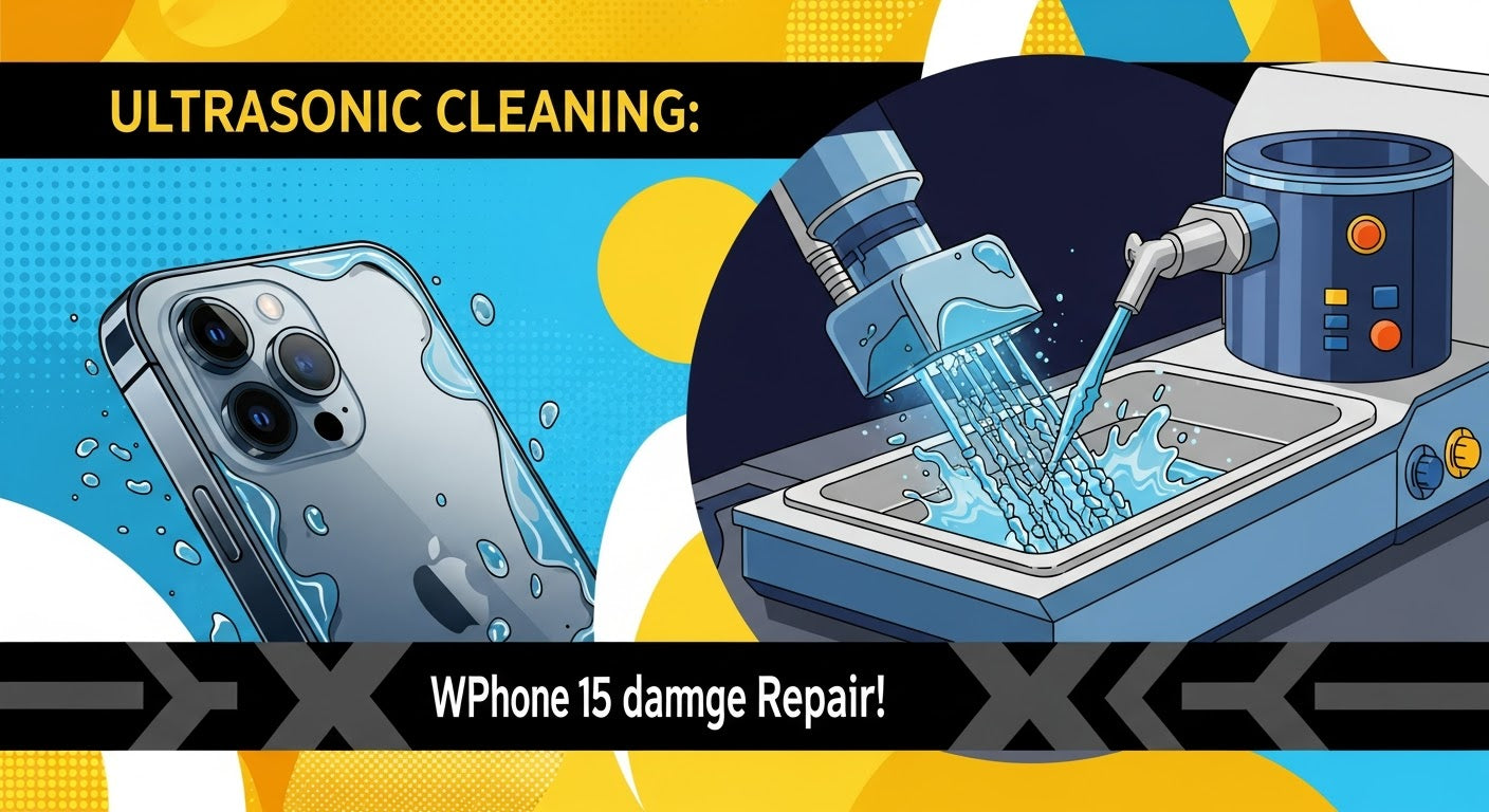 ULTRASONIC CLEANING: iPhone 15 Pro Max water damage repair! – Sydney ...
