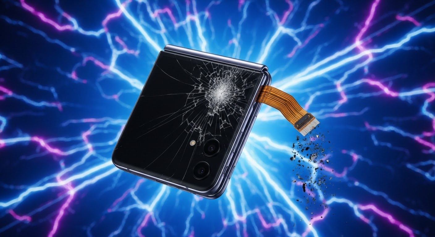 Why Your Samsung Z Flip 5 Glitches When Folded: Hinge Cable Explained ...